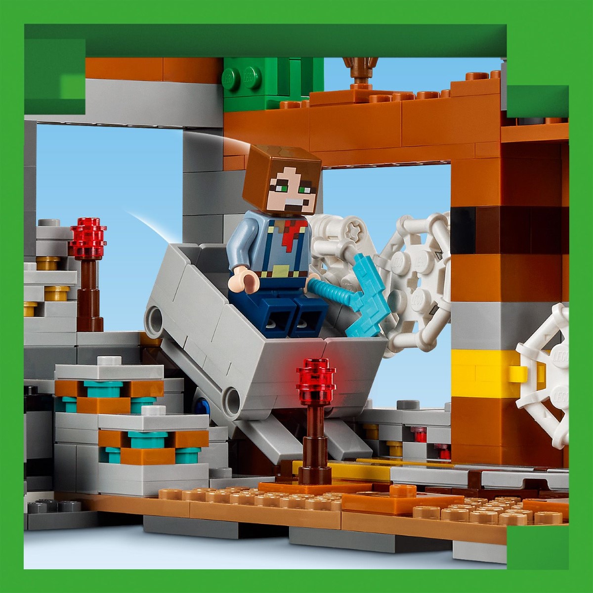 LEGO 21263 Minecraft The Badlands Mineshaft Building Toy Set