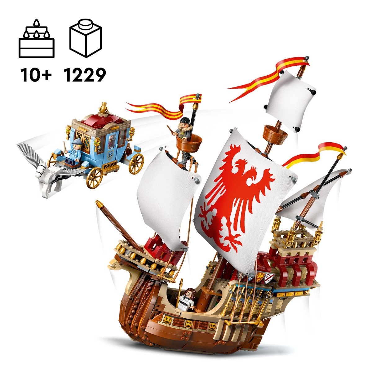 LEGO 76440 Harry Potter Triwizard Tournament: The Arrival Building Toy Set