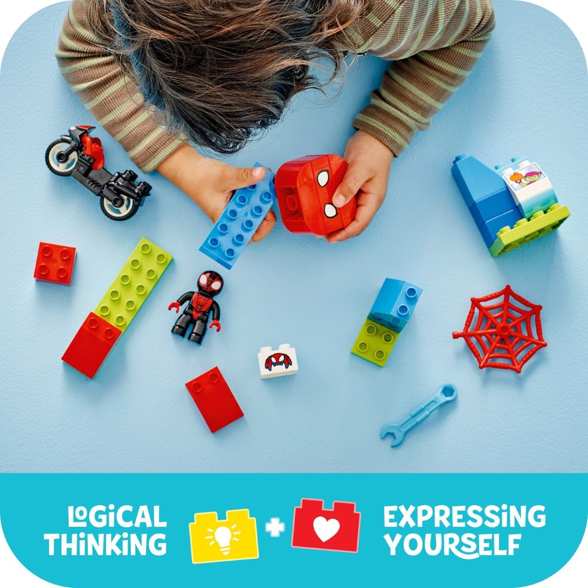 LEGO 10424 Duplo Spin's Motorcycle Adventure Building Toy Set