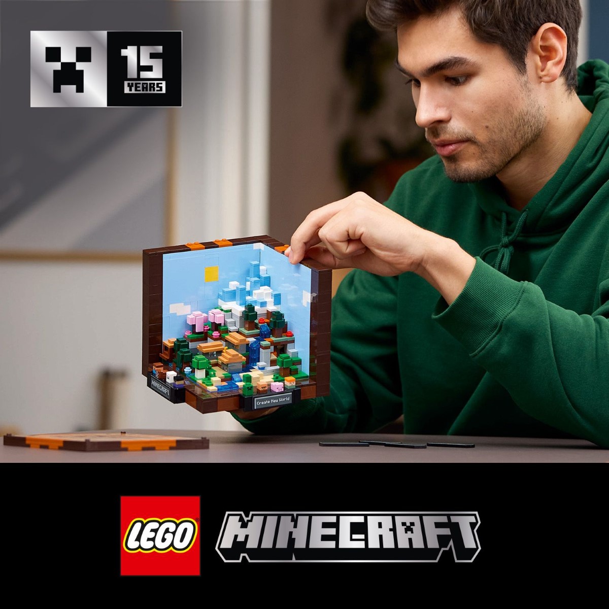 LEGO 21265 Minecraft The Crafting Table Building Kit