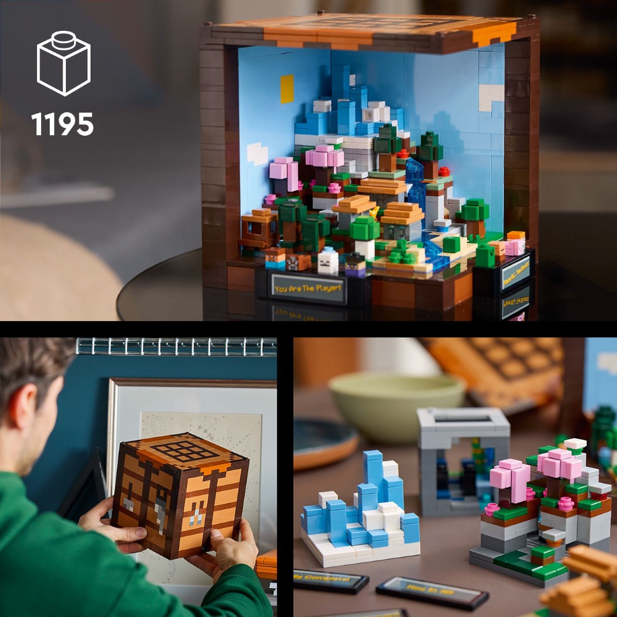 LEGO 21265 Minecraft The Crafting Table Building Kit