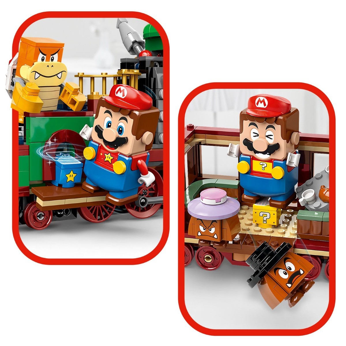 LEGO 71437 Super Mario The Bowser Express Train Building Toy Set