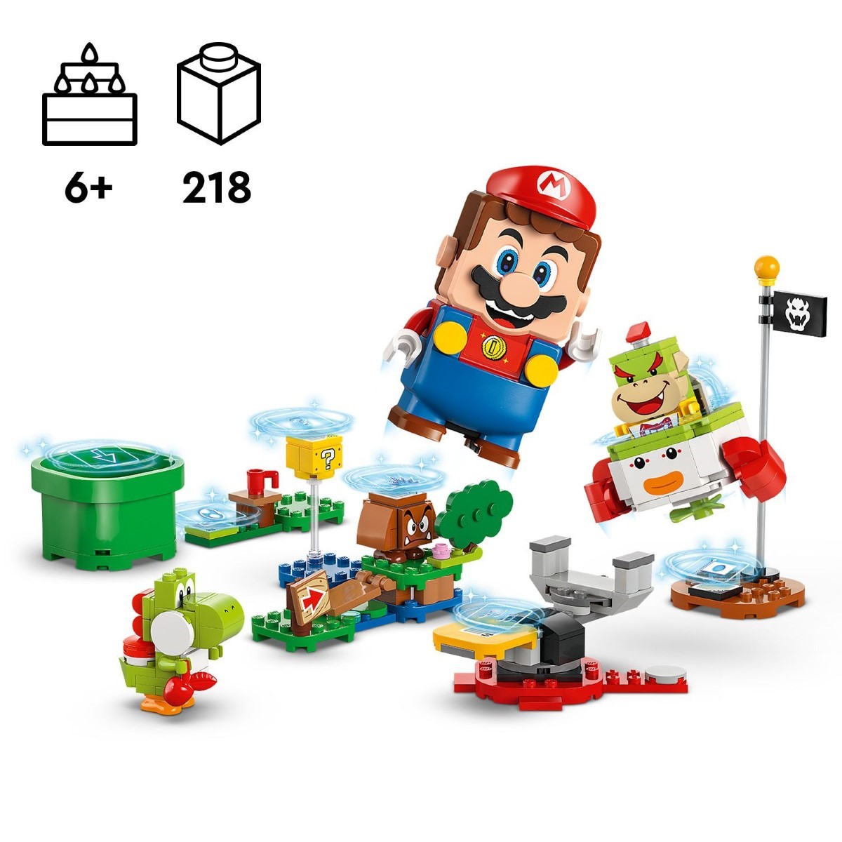 LEGO 71439 Super Mario Adventures with Interactive LEGO Mario Building ...