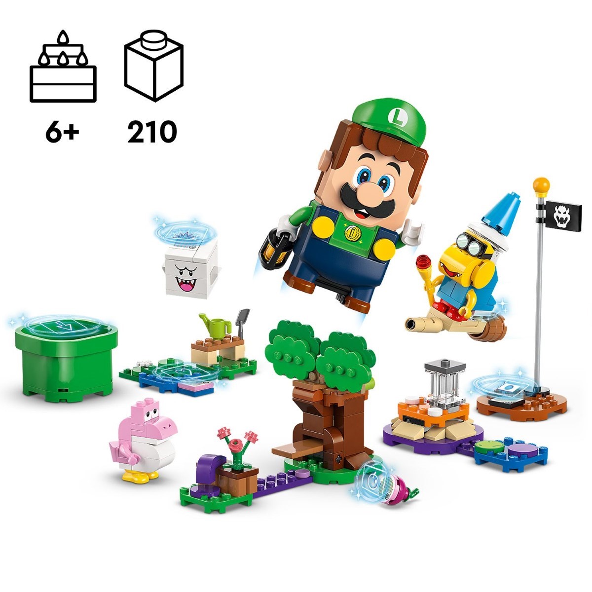 LEGO 71440 Super Mario Adventures with Interactive LEGO Luigi Building ...