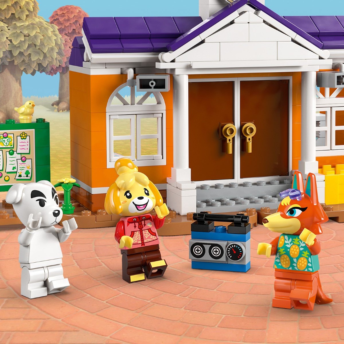 LEGO 77052 Animal Crossing K.K.'s Concert at the Plaza Building Toy Set