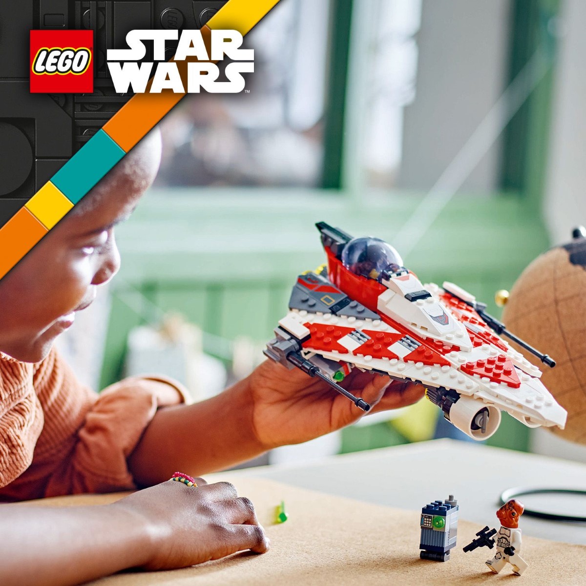 LEGO 75388 Star Wars Jedi Bob's Starfighter Building Toy Set