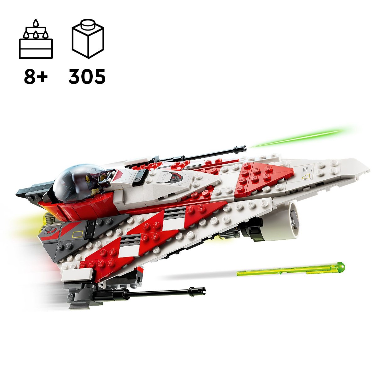 LEGO 75388 Star Wars Jedi Bob's Starfighter Building Toy Set