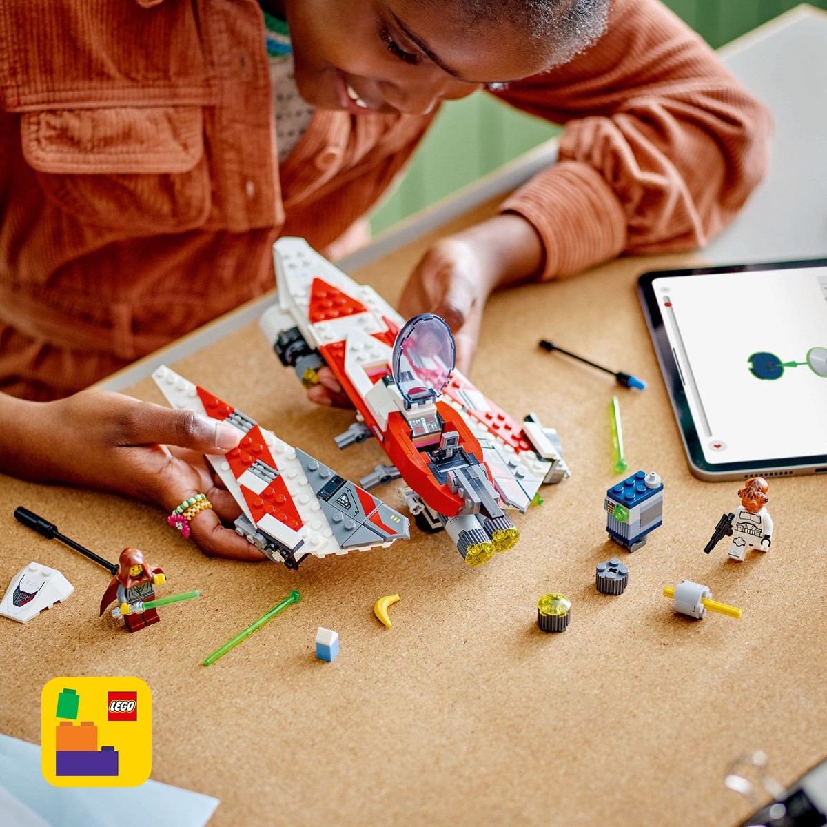 LEGO 75388 Star Wars Jedi Bob's Starfighter Building Toy Set