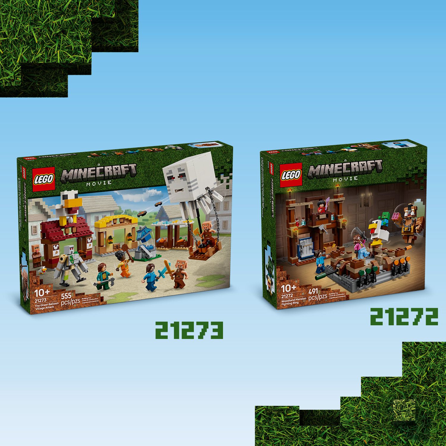 LEGO 21272 Minecraft Woodland Mansion Fighting Ring Building Toy Set ...