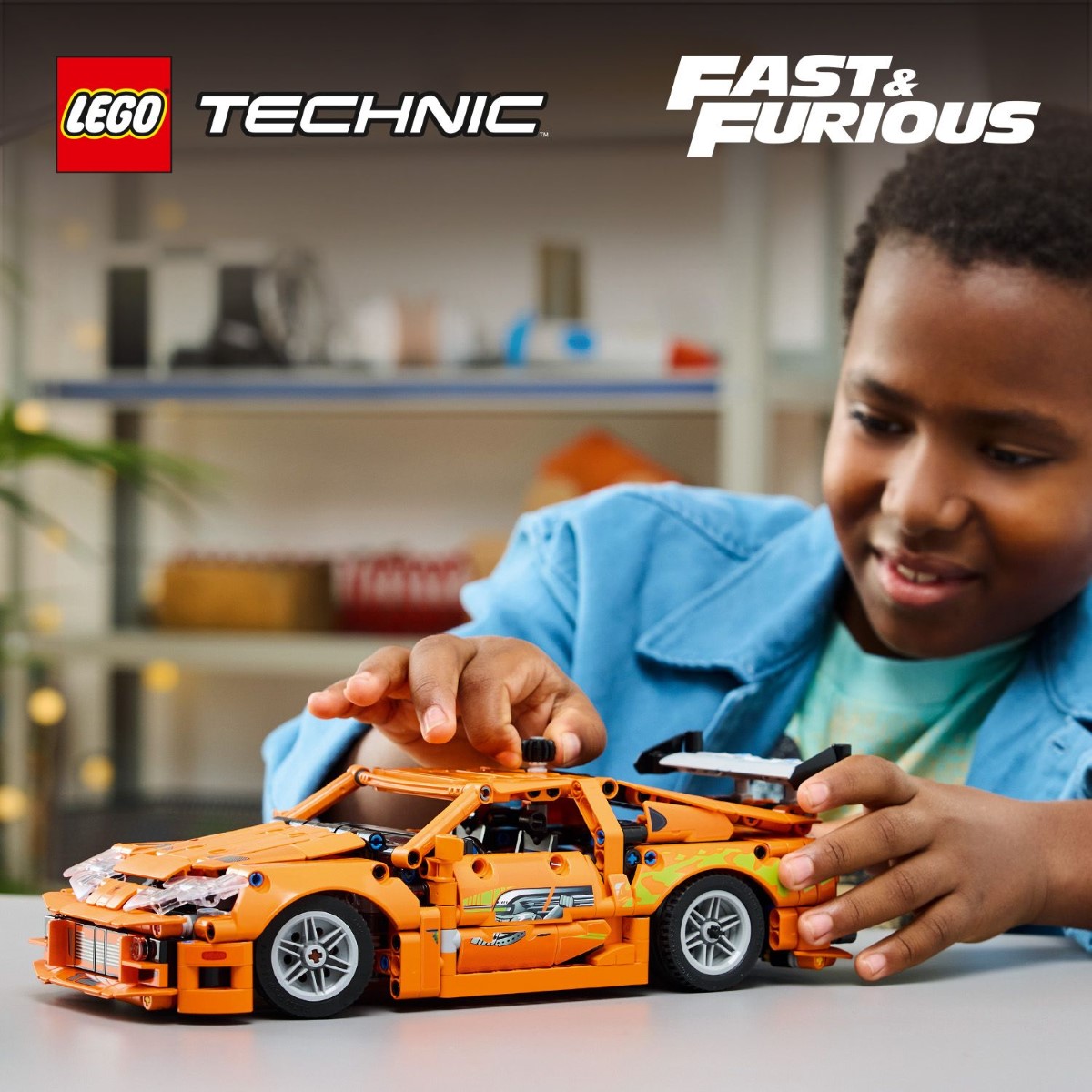 LEGO 42204 Technic Fast and Furious Toyota Supra MK4 Building Toy Set ...