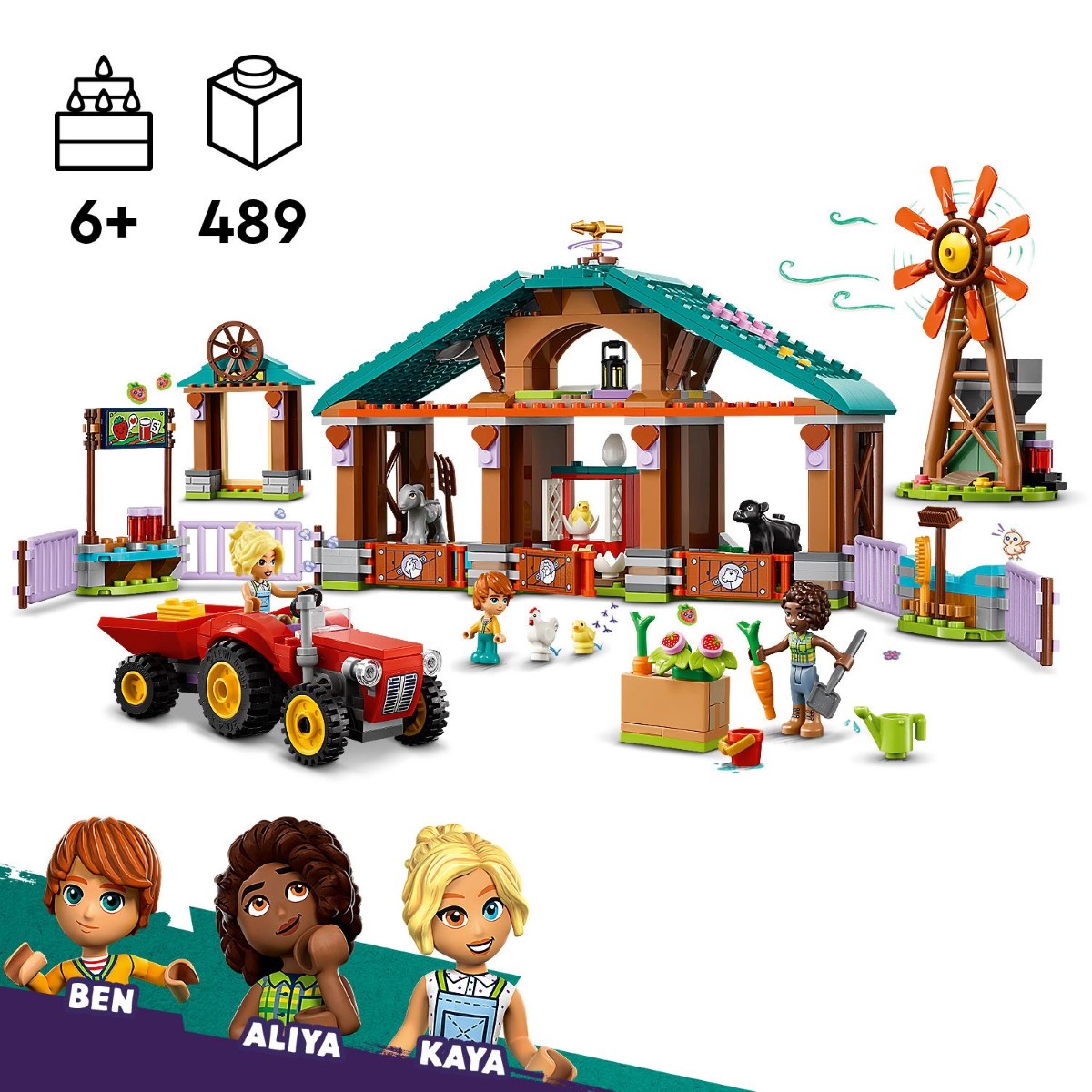 LEGO 42617 Friends Farm Animal Sanctuary Building Toy Set