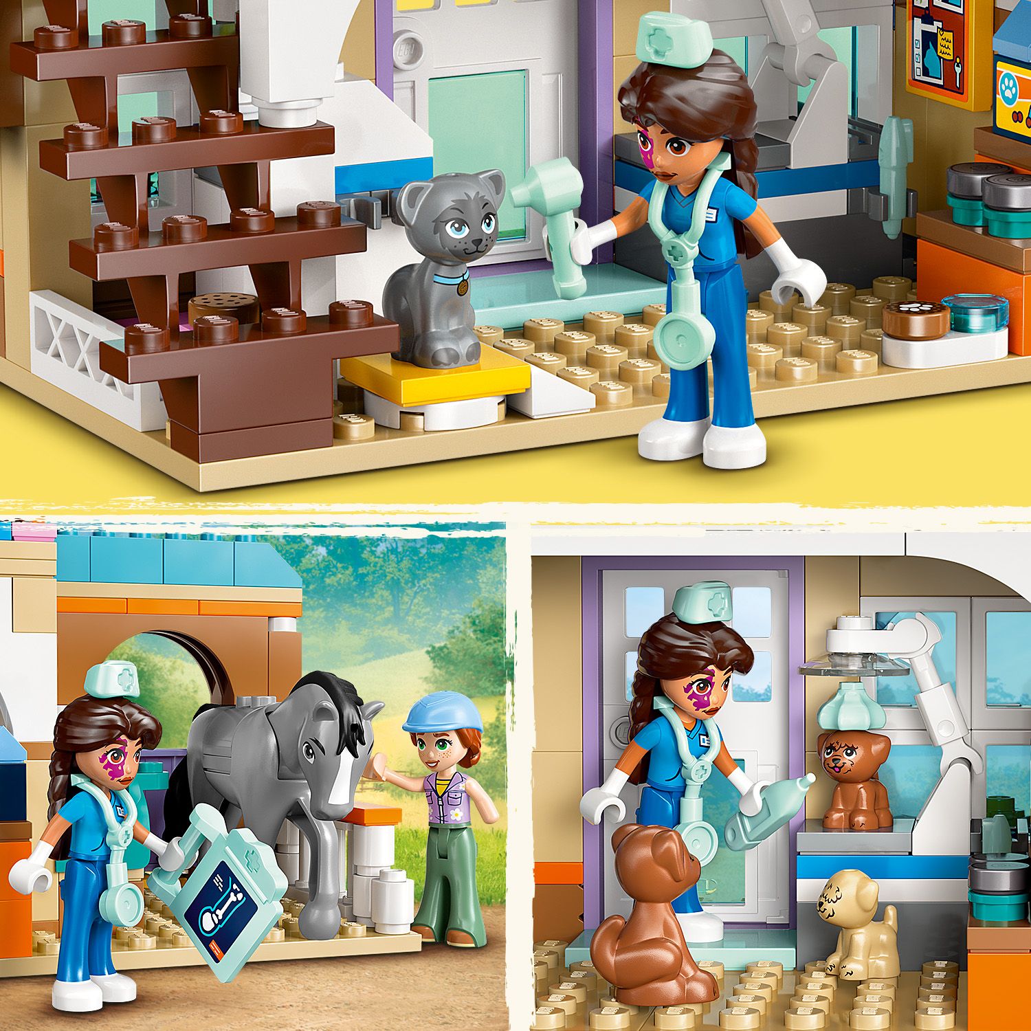 LEGO 42651 LEGO Friends Horse and Pet Vet Clinic Building Toy Set (428 ...
