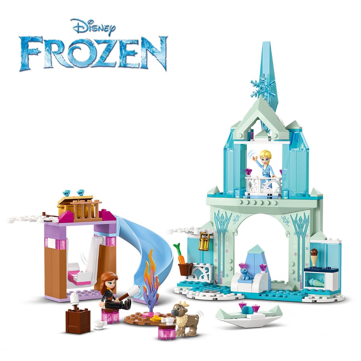 LEGO 43238 Disney Elsa Frozen Castle Building Toy Set