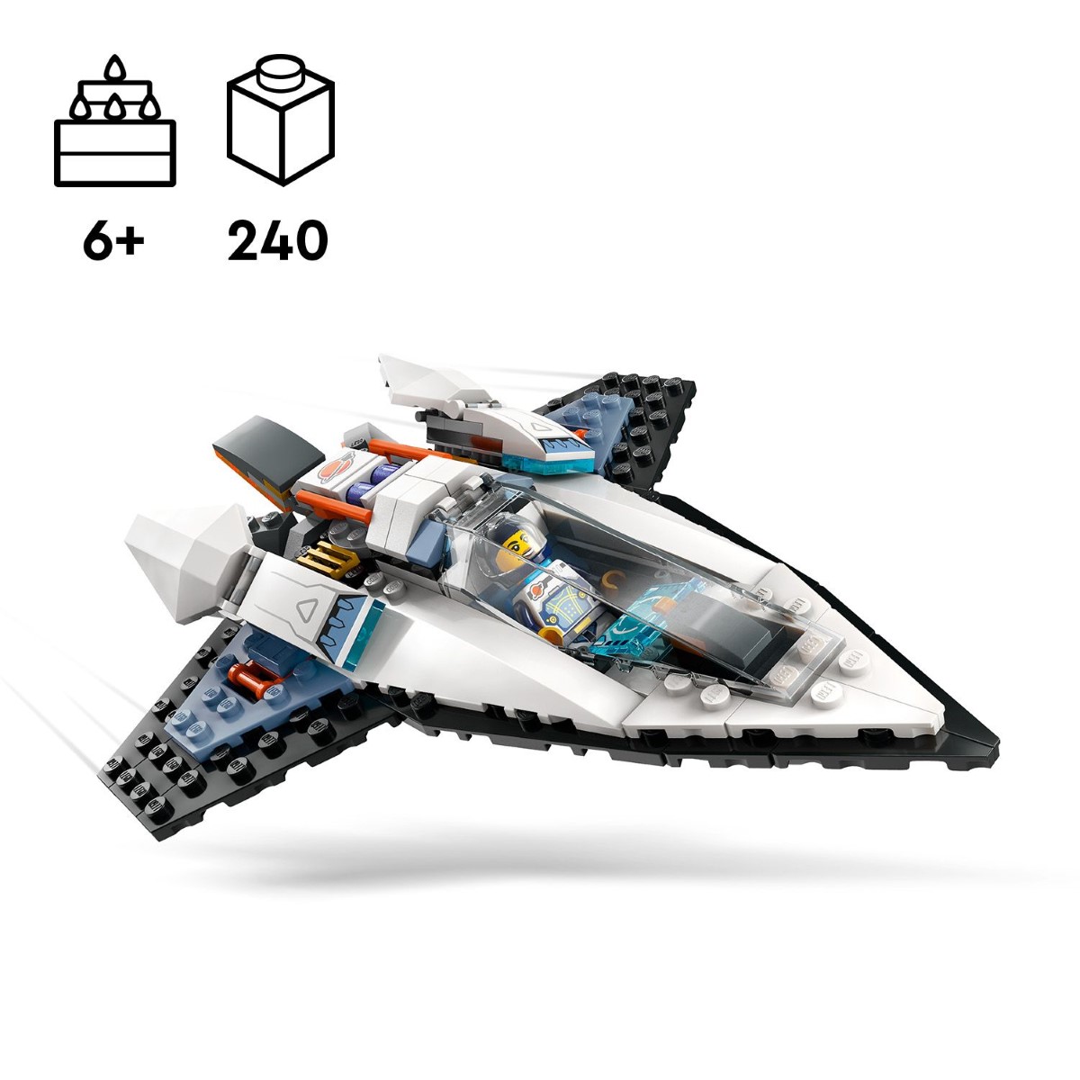 LEGO 60430 City Interstellar Spaceship Building Toy Set