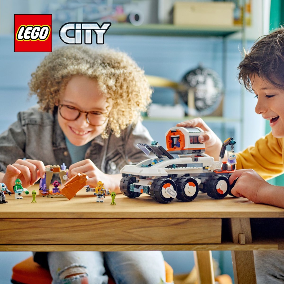 LEGO 60432 City Command Rover and Crane Loader Building Toy Set