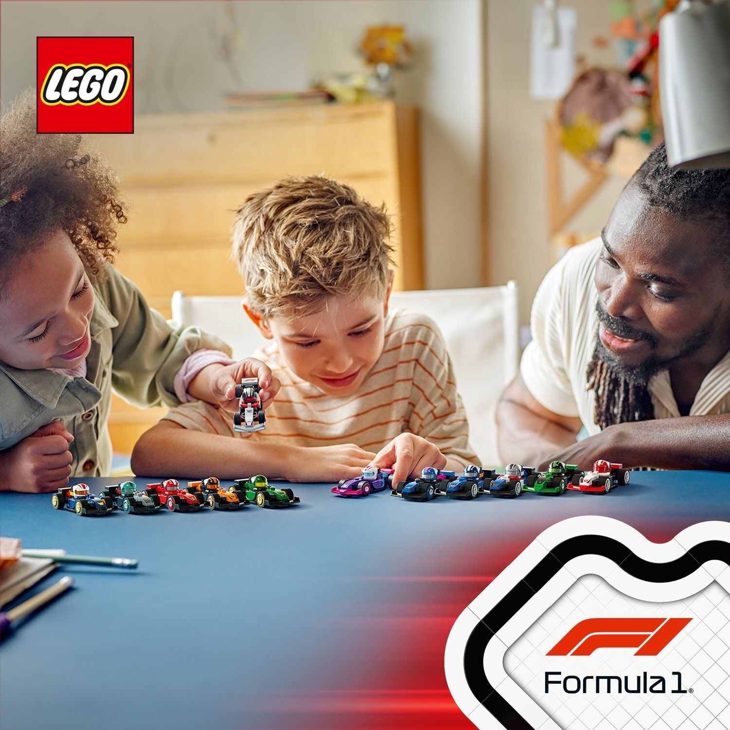 LEGO 71049 Minifigures F1 Collectible Race Cars Toy Figure (Set of 12)