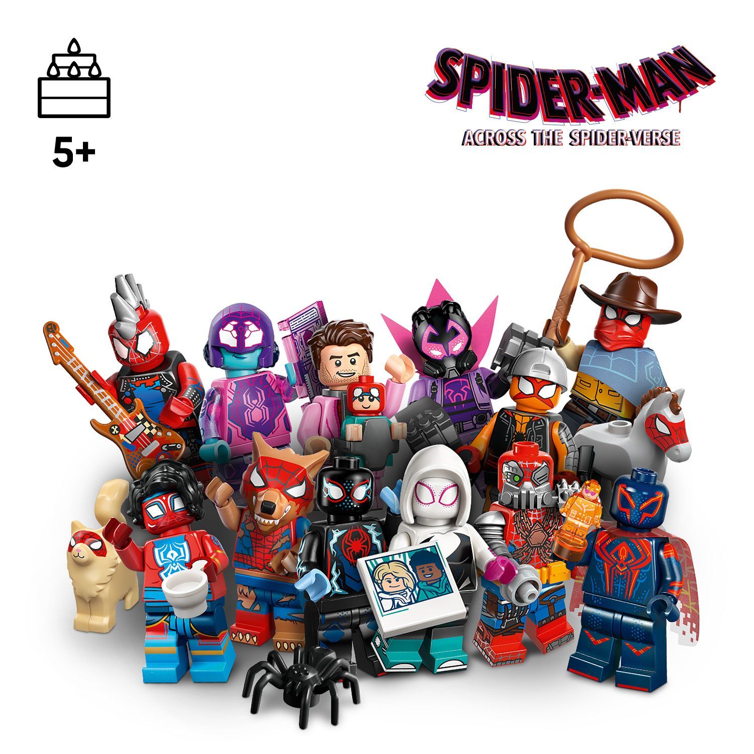 LEGO 71050 Minifigures Spider-Man: Across the Spider-Verse Collectible ...