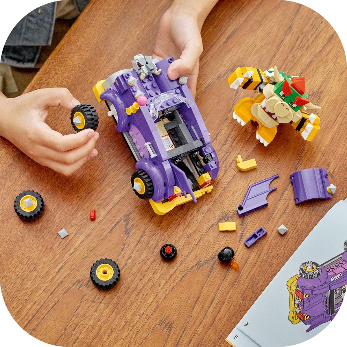 LEGO 71431 Super Mario Bowser's Muscle Car Expansion Set Building Toy Set