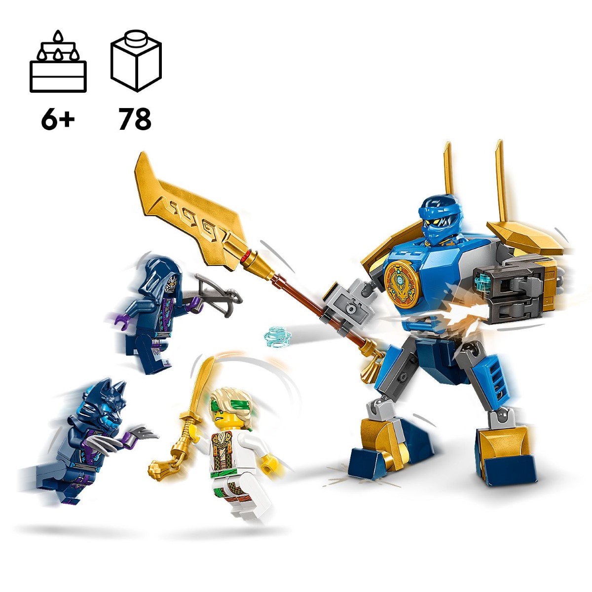 LEGO 71805 Ninjago Jay's Mech Battle Pack Building Toy Set