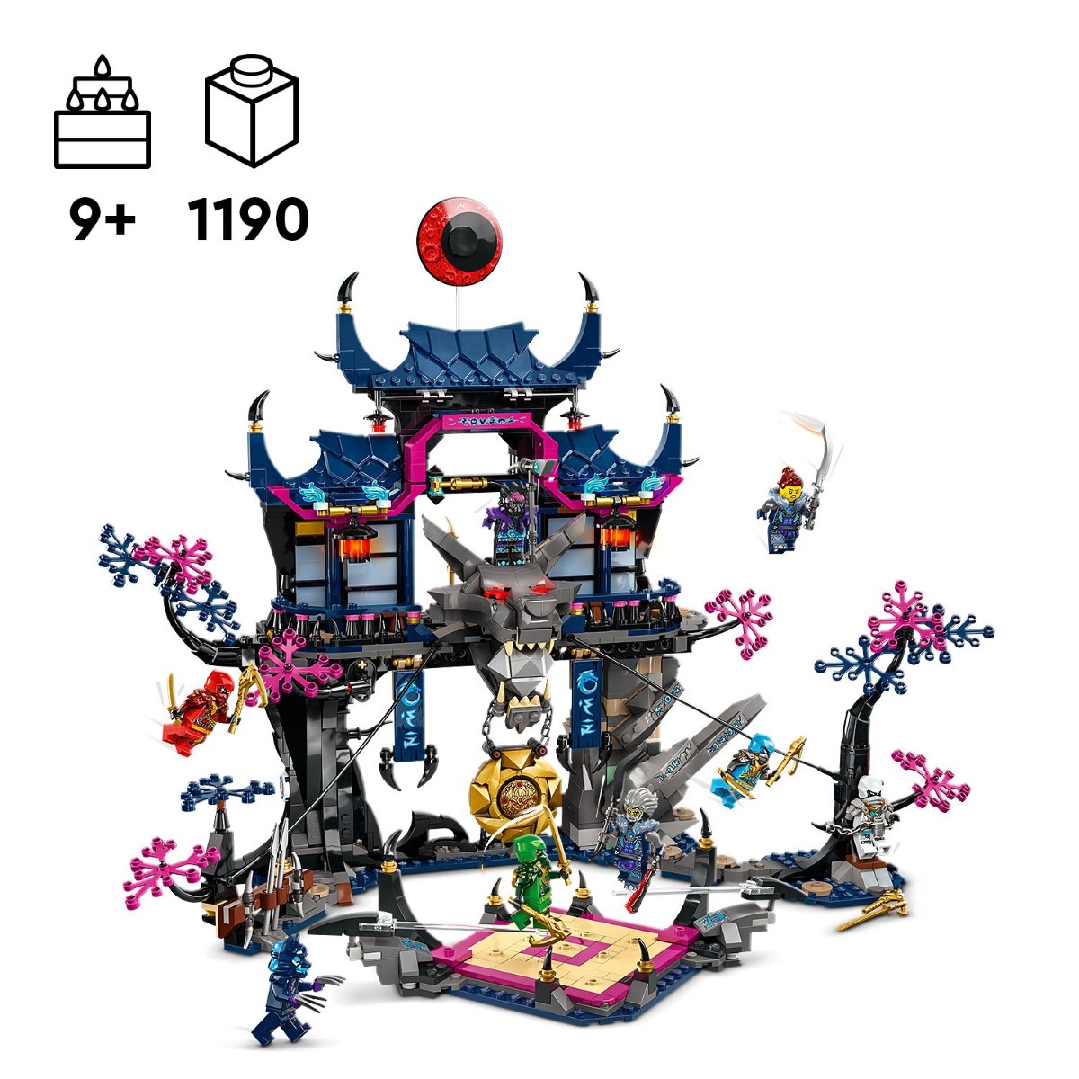 LEGO 71813 NINJAGO Wolf Mask Shadow Dojo Building Toy Set