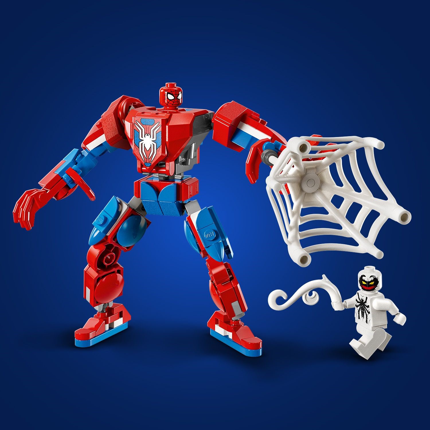 LEGO 76308 Marvel Super Heroes Spider-Man Mech vs. Anti-Venom Building ...