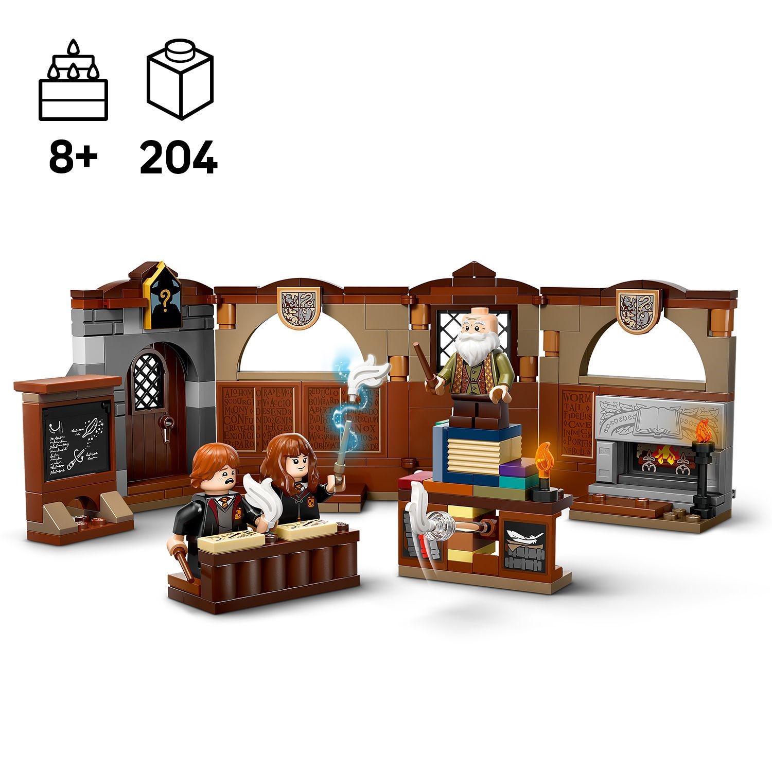 LEGO 76442 Harry Potter Hogwarts Castle: Charms Class Building Toy Set ...
