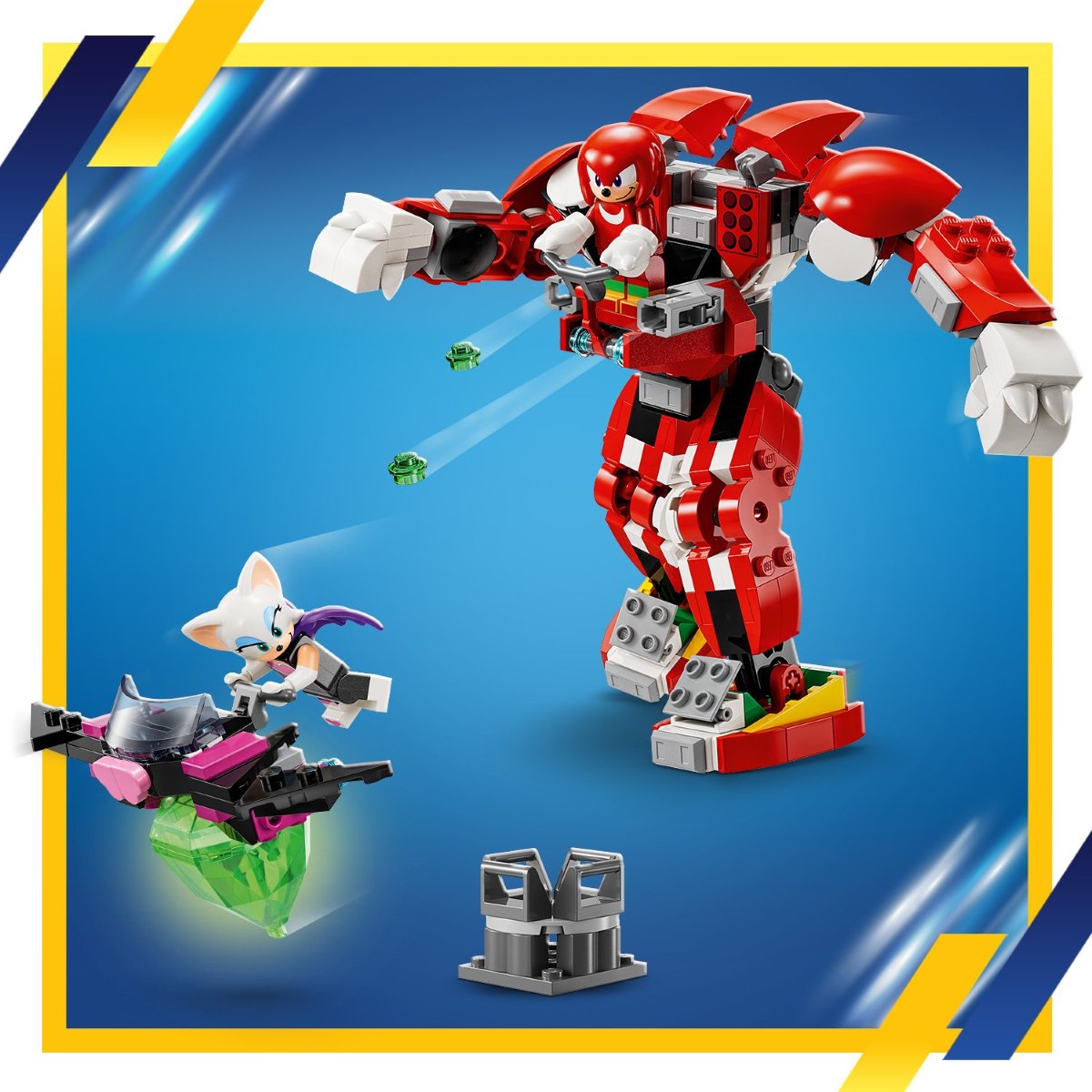 LEGO 76996 Sonic Knuckles' Guardian Mech Building Toy Set
