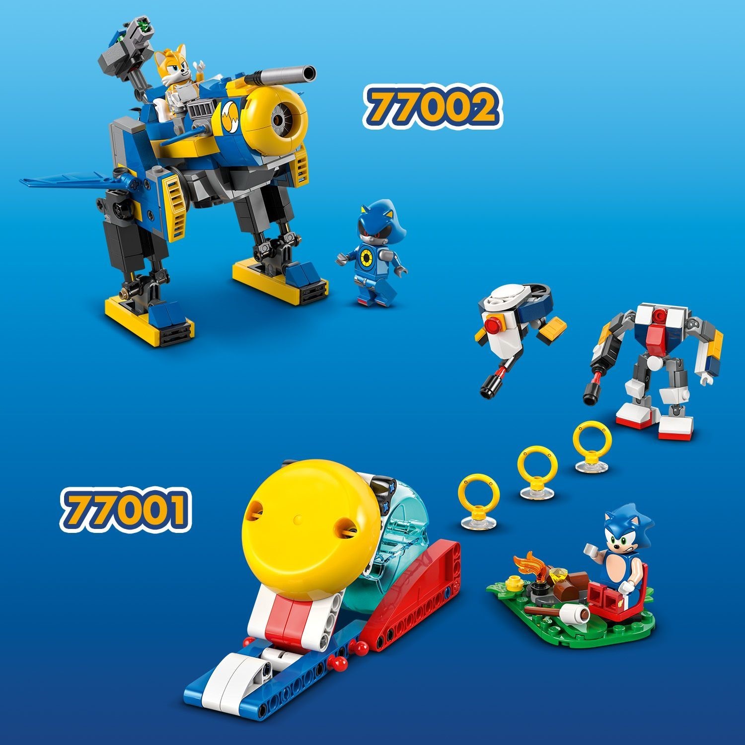 LEGO 77002 Sonic Cyclone vs. Metal Sonic Building Toy Set (290 Pieces)