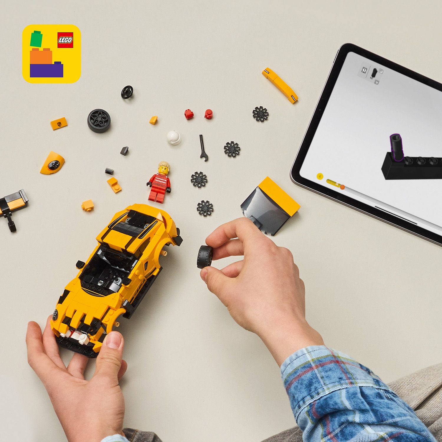 LEGO 77239 Speed Champions Porsche 911 GT3 RS Super Car Building Toy Set