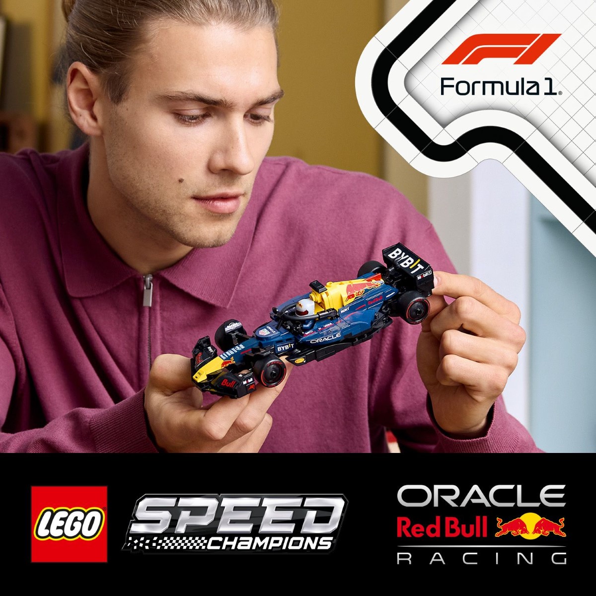 LEGO 77243 Speed Champions Oracle Red Bull Racing RB20 F1 Race Car ...