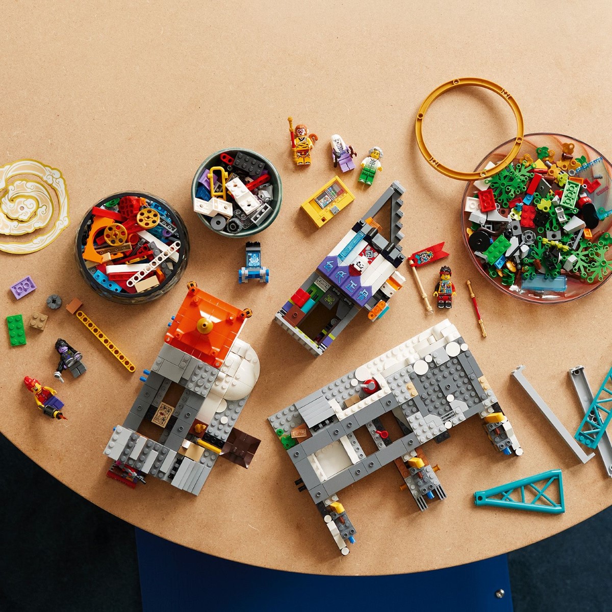 LEGO 80054 Monkie Kid Megapolis City 5th Anniversary Building Toy Set