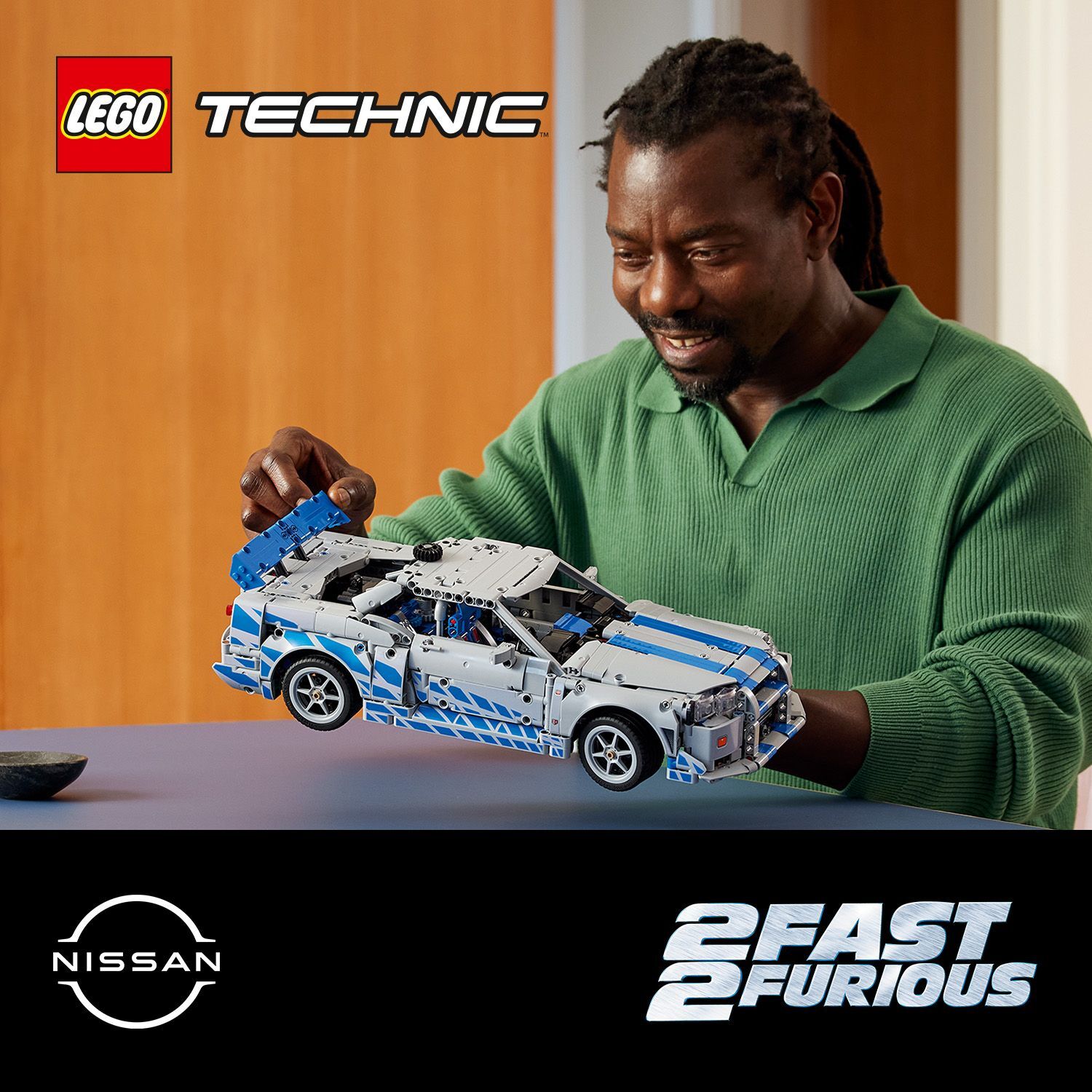 LEGO 42210 Technic 2 Fast 2 Furious Nissan Skyline GT-R (R34) Car ...