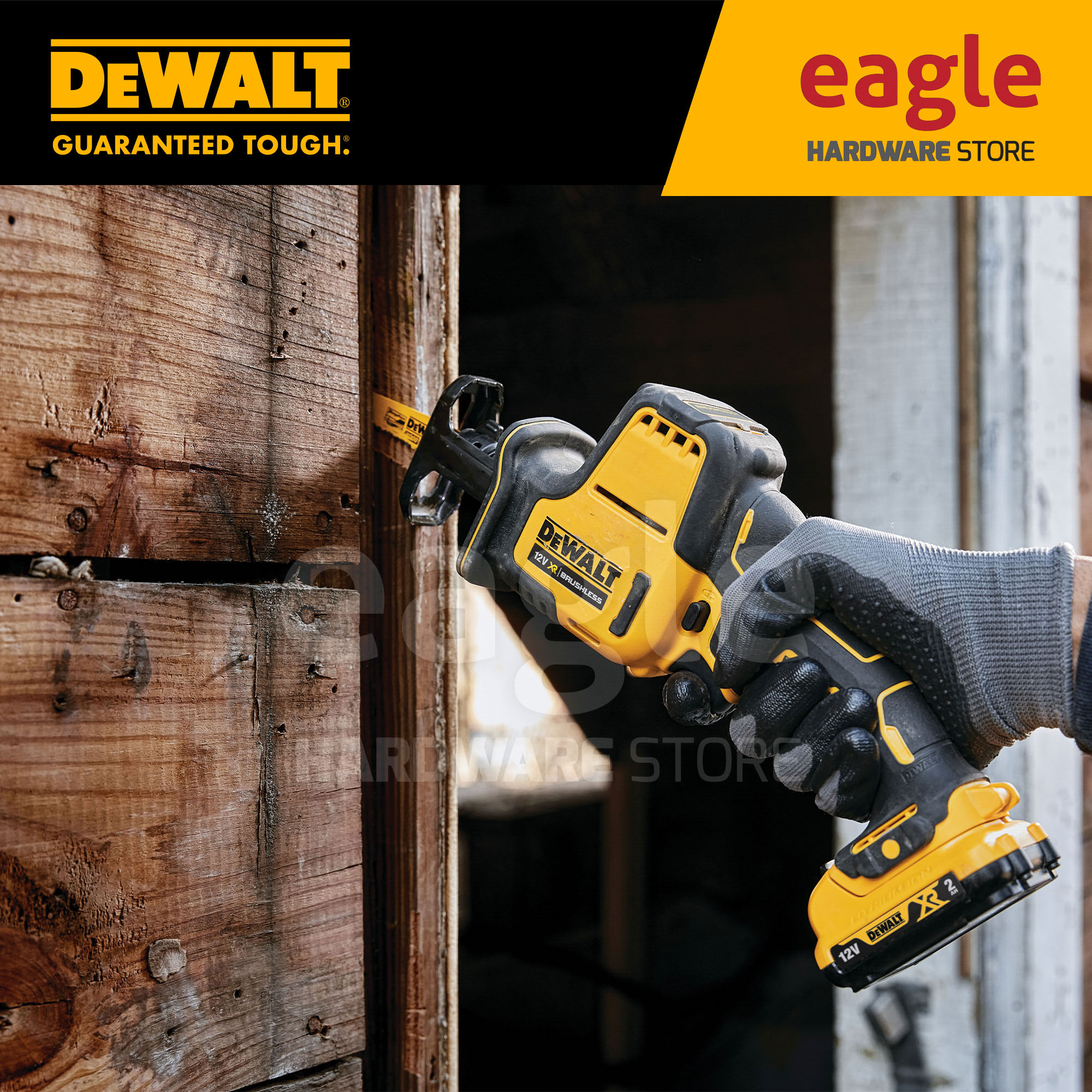 Dewalt DCS312D2 GB 12V Brushless Reciprocating Saw DCS312D2 DCS312 Eagle Hardware Store