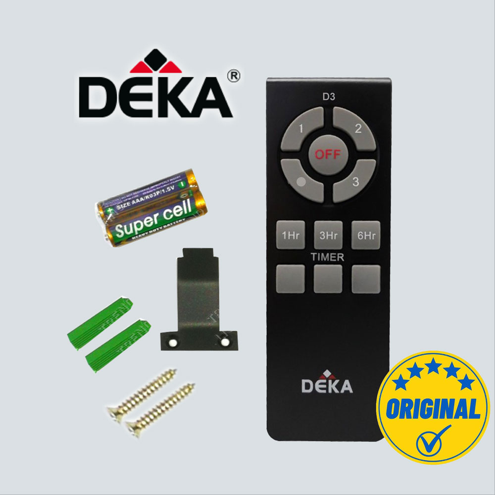DEKA Ceiling Fan Remote Control Fan R3 / D3 / G3 / X3 Remote Control 3 ...