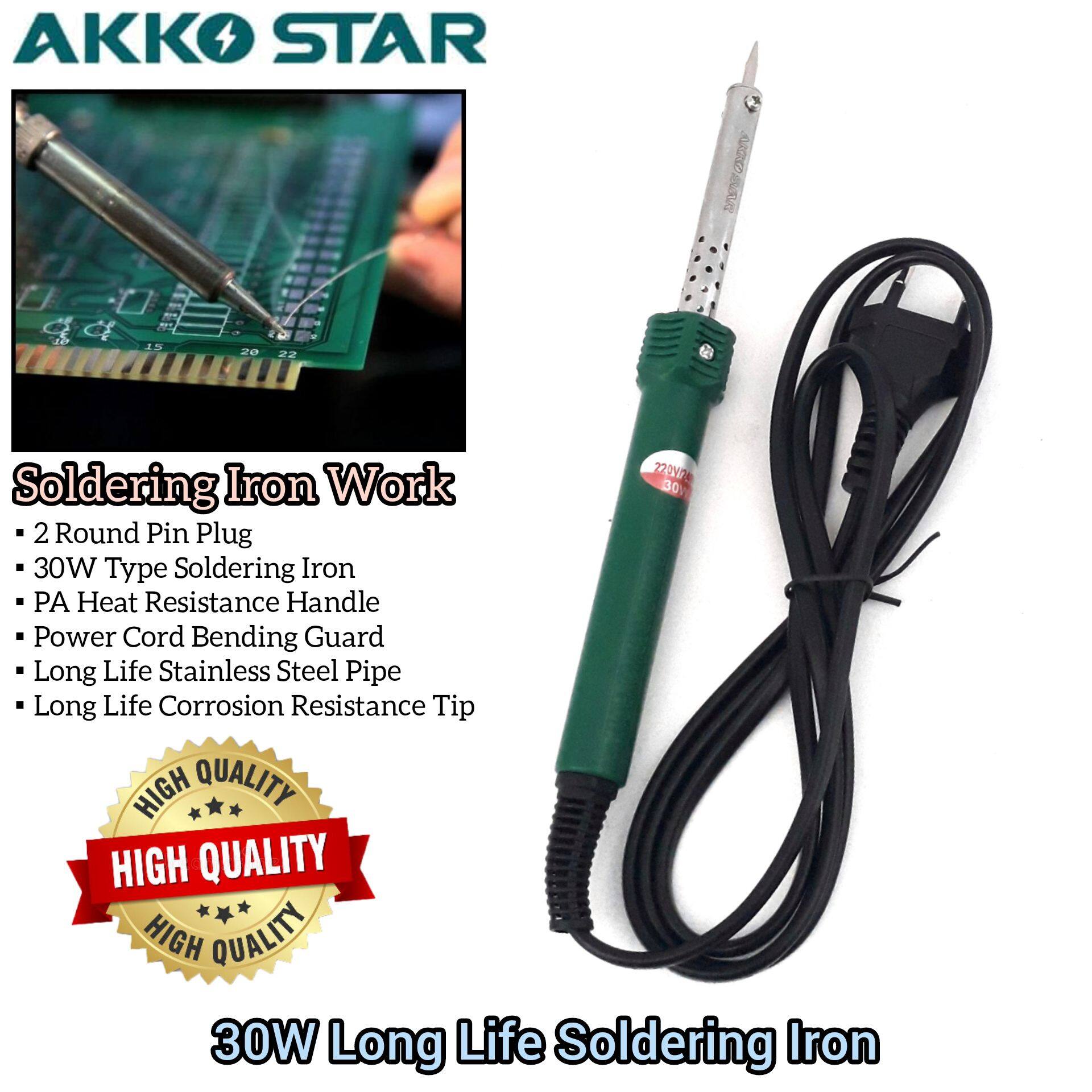 Akko Star 30W 60W Long Life Electric Soldering Iron Welding Solder For ...