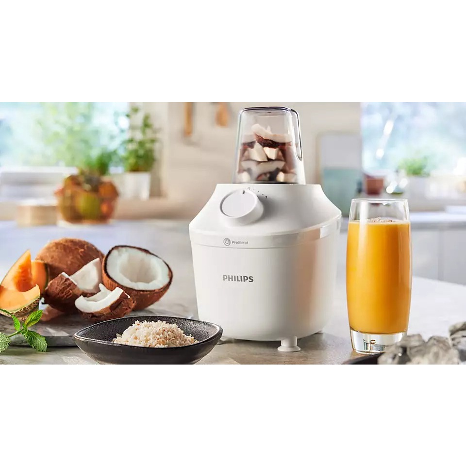 PHILIPS PROBLEND SYSTEM BLENDER 450W WITH MILL +JAR HR2041