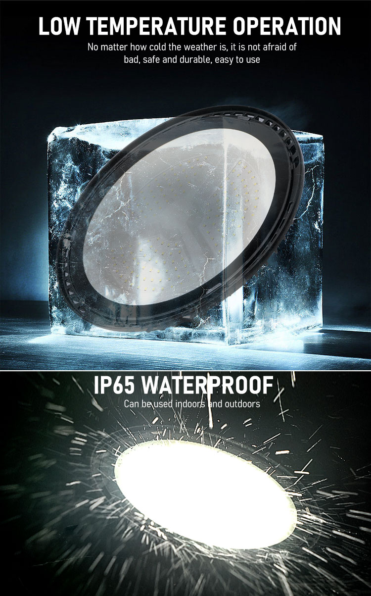 AKKO STAR industrial ufo led high bay light 100W aluminum IP65 ...