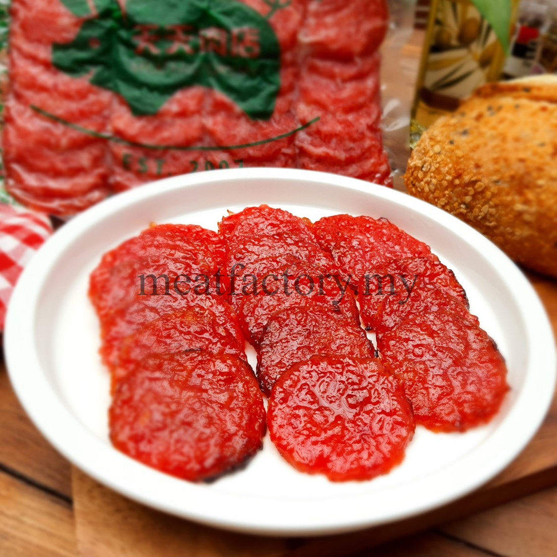 J41 - Golden Coin Dried Meat (Raw) 金钱肉干 (生) (500g+/-) – MeatFactory 天天 ...