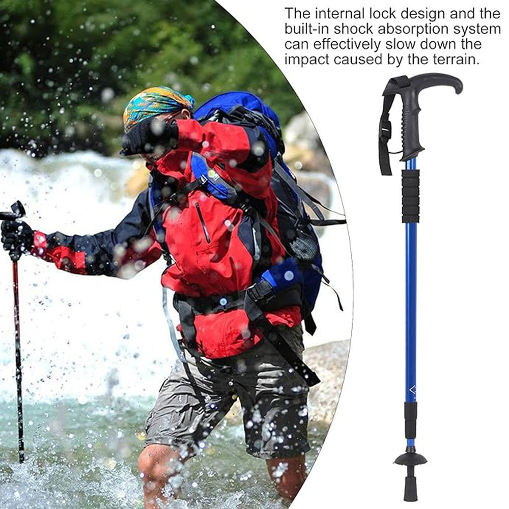 UtanKing™ Outdoor Light Weight Trekking Pole Anti-Shock Aluminium ...