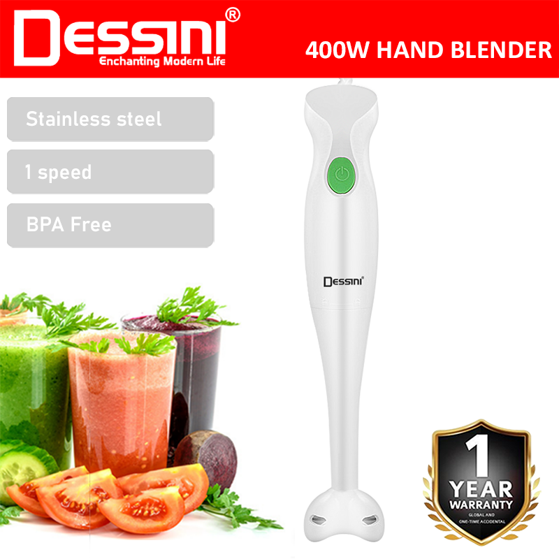 DESSINI ITALY Hand Blender Chopper Mixer Grinder Juicer Food Processor ...