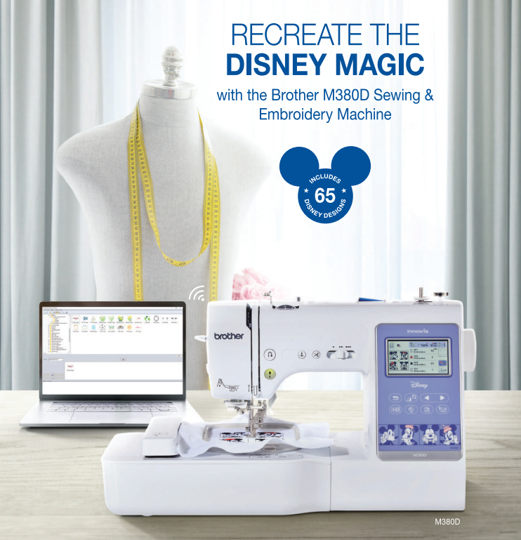 Brother Innov-Is M380D Sewing & Embroidery Machine (Disney Edition)
