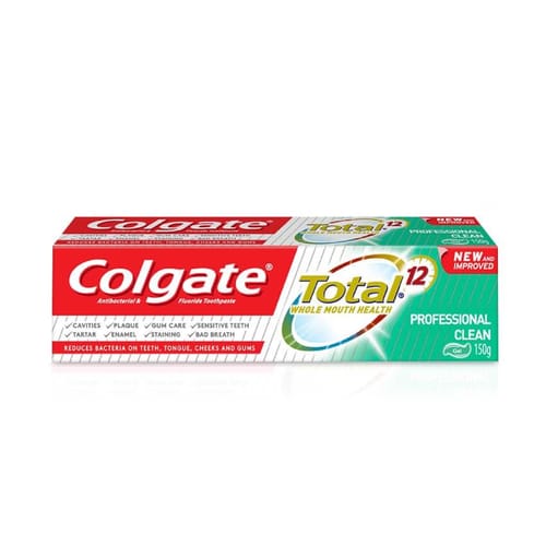 Colgate Total 12 Professional Clean Toothpaste (150g) - BuiltaMart