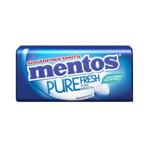 Mentos Pure Fresh Peppermint 50 Mints (35g) - BuiltaMart