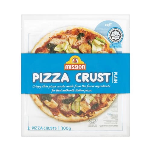 Mission Wraps Pizza Crust Plain 10" 2pcs (300g) - BuiltaMart