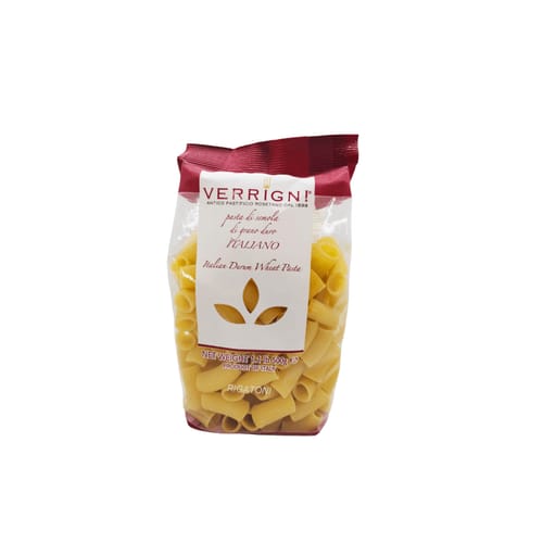 Verrigni Rigatoni Italian Durum Wheat Pasta (500g) - - BuiltaMart