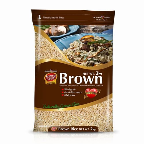 Jordan Farms Organic Brown Rice (2kg) - BuiltaMart