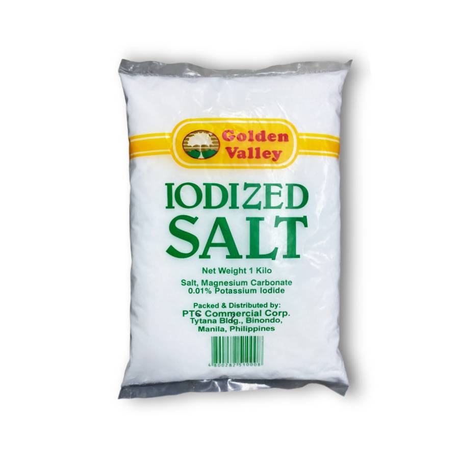 Golden Valley Iodized Salt (1kg) - BuiltaMart