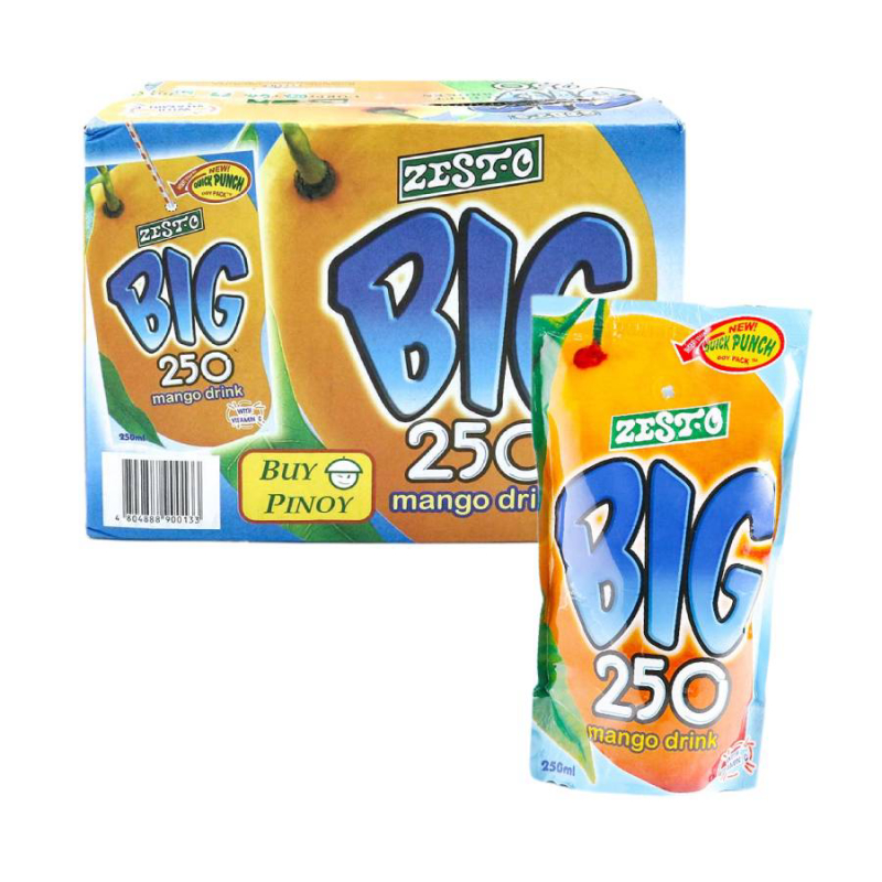 Zest-O Big 250 Mango Juice (10 x 250mL) - BuiltaMart