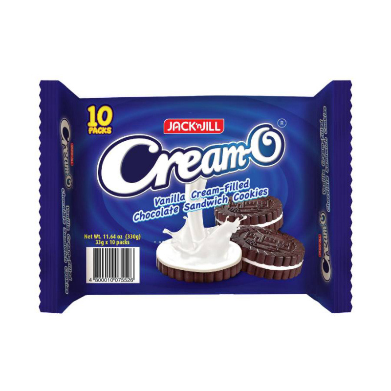 Jack 'N Jill Cream-O Vanilla (10 x 33g) - BuiltaMart