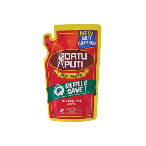 Datu Puti Soy Sauce (Pouch) (340mL) - BuiltaMart